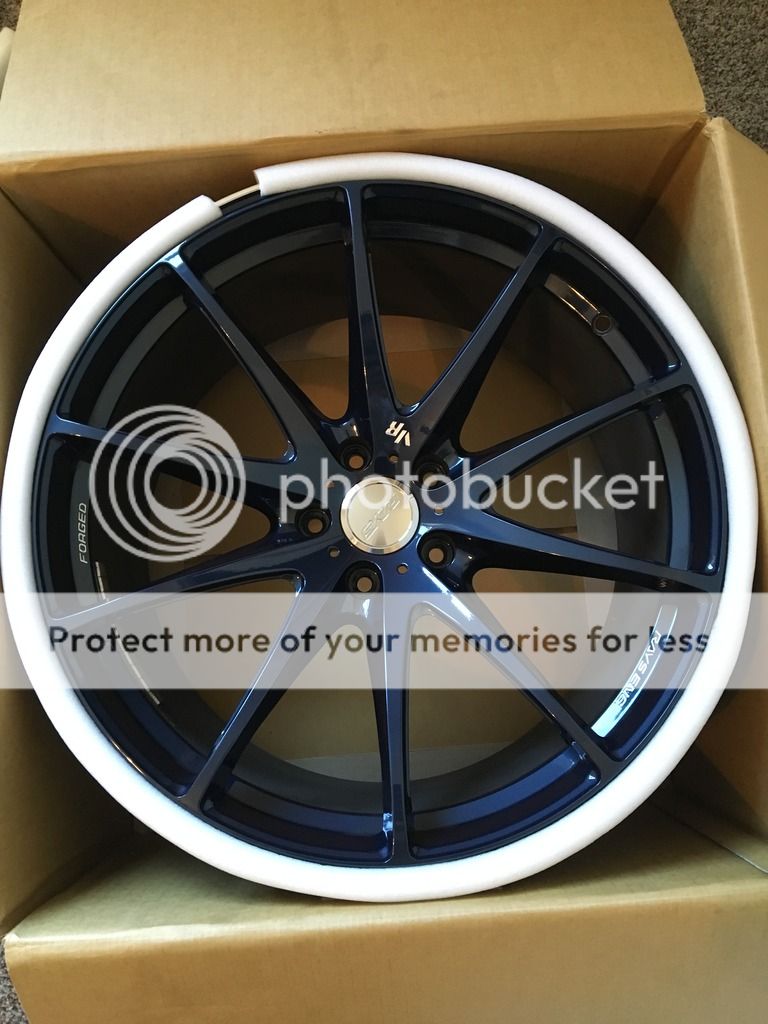 SOLD!: 20x10" & 20x12" Mag Blue Volk G25 Wheels, Only used for 1.5k ...