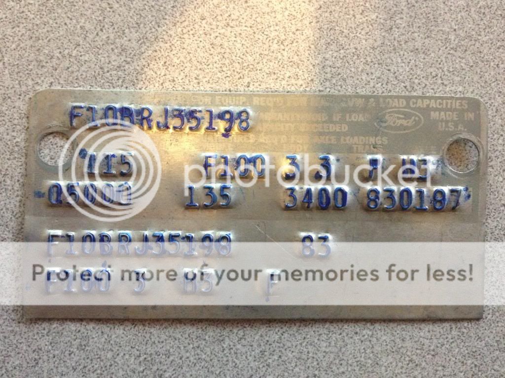 VIN decode info verification - Ford Truck Enthusiasts Forums