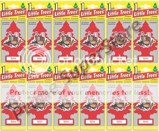 Lot Of New 12 Pack Little Trees Air Freshener Spice Scent for Car Home ...